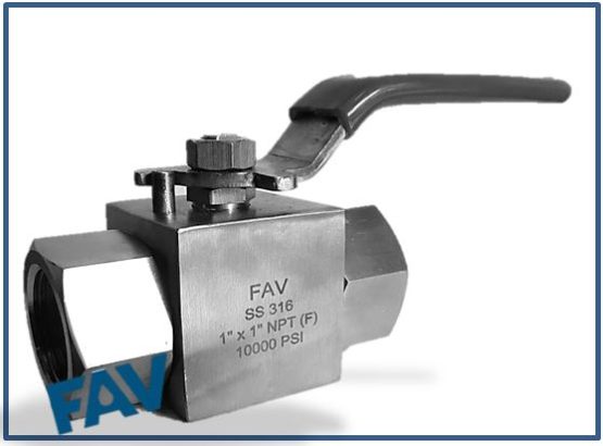 High Pressure Ball Valves 10,000 PSI & 15,000 PSI