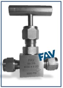 Needle Valve Compression Tube ,Double Ferrule,Single Bonnet - FAV ...