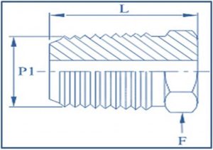High Pressure Pipe Plug in 10000 psi , 700 Bars in NPT and BSP