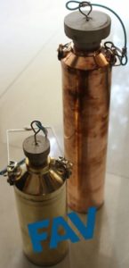 Sampling Cans & Sampling Bottles in Copper ,Brass and Stainless Steel