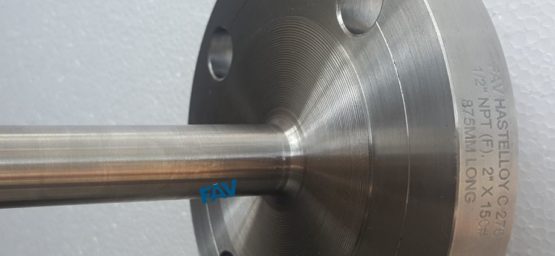 Thermowells Tapered , Flanged & Custom made in SS & Exotic materials