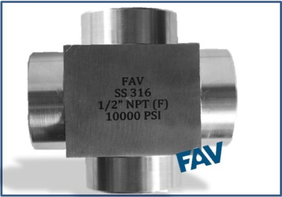 High Pressure Pipe Fittings available in SS, CS A105, Monel, Brass