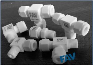 Teflon Male Elbow and range of PTFE Tubing Fittings