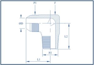 JIC Elbow X NPT, BSP- 37 Degree Flare Fittings, JIC Fitting, Flare Fitting