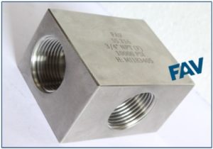 High Pressure Block Elbow 10000 psi - FAV Fittings and Valves
