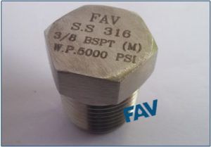 High Pressure Pipe Plug in 10000 psi , 700 Bars in NPT and BSP