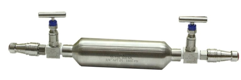 Sampling Cylinder with QRC ,Needle Valve and Hose