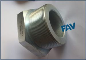Steel A105 Hex Bushing High Pressure 10000 psi to 15000 psi