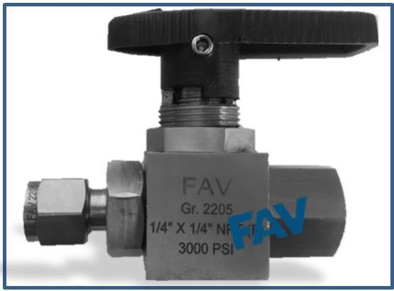 Panel Ball Valve Instrument - FAV Fittings and Valves
