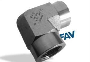 High Pressure Elbow Female, 15000 psi, 1000 Bars in NPT and BSP