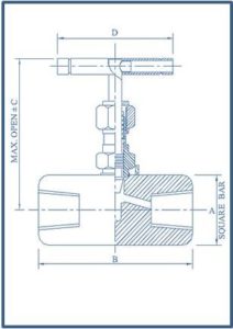 Needle Valve 10k PSI - FAV Fittings and Valves