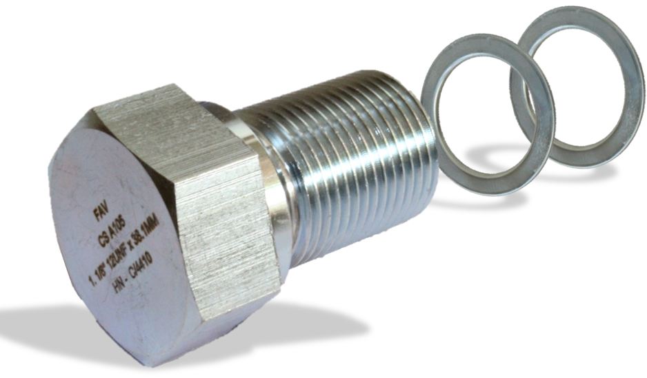 Header Plug Shoulder Plugs UNF Plugs Threaded Or Heat Exchangers