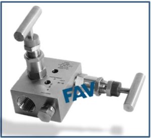 2 Way Manifold , R Type,For Remote Mounting - FAV Fittings and Valves