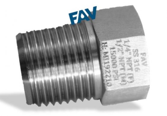 High Pressure Reducing Bushing ,15000 psi, 1000 Bars in NPT and BSP