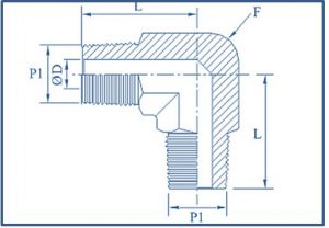 Super Duplex Pipe Male Elbow-Manufcaturers and Exporters.