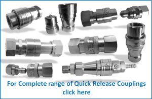 Quick Release Couplings Straight Through Types SS316 standard material
