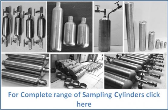 Stainless Steel Sample Cylinder - FAV Fittings and Valves