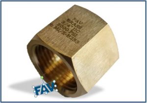 Brass JIC Nut - FAV Fittings and Valves