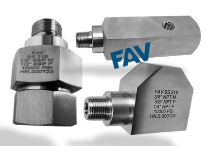 Pressure Gauge Fittings - FAV Fittings and Valves